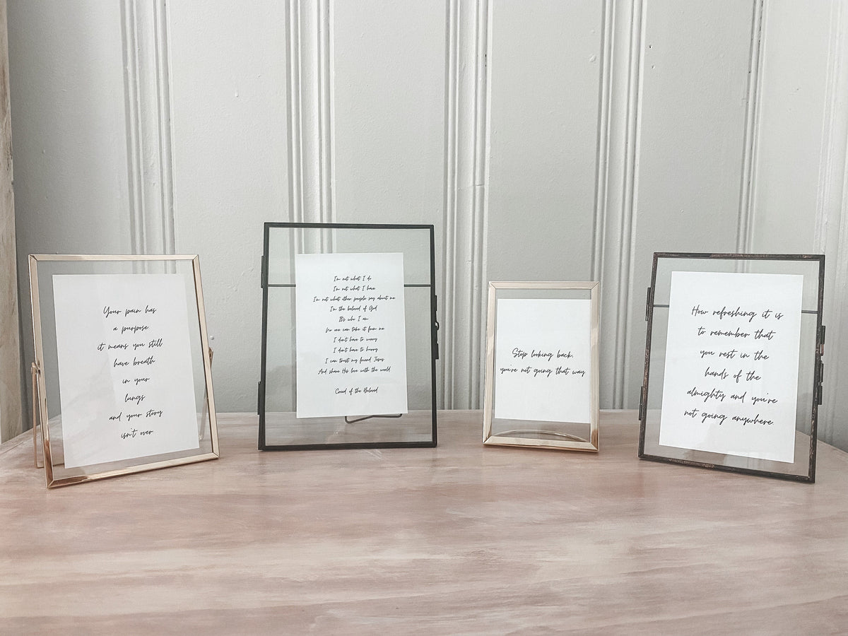 HANDWRITTEN CALLIGRAPHY PRINTS – The Rooted Home Co.
